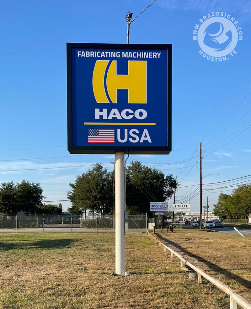 Freestanding Pylon Signs - Brazo Sign Co.