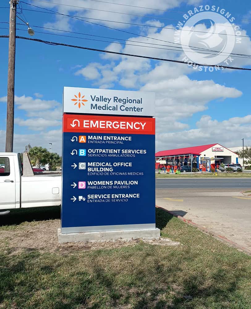 Wayfinding Signage - Brazo Sign Co.