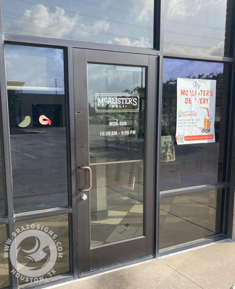 Vinyl Applications - Brazo Sign Co.