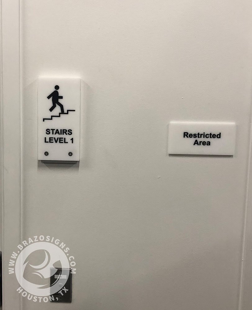Miscellaneous signs - Brazo Sign Co.